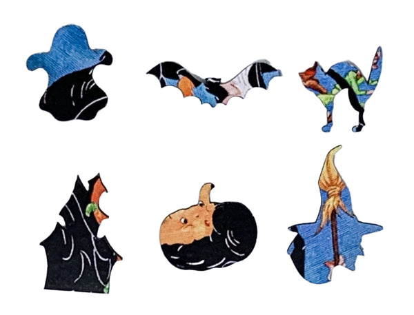 Happy Halloween | Mini Halloween Wooden Jigsaw Puzzle