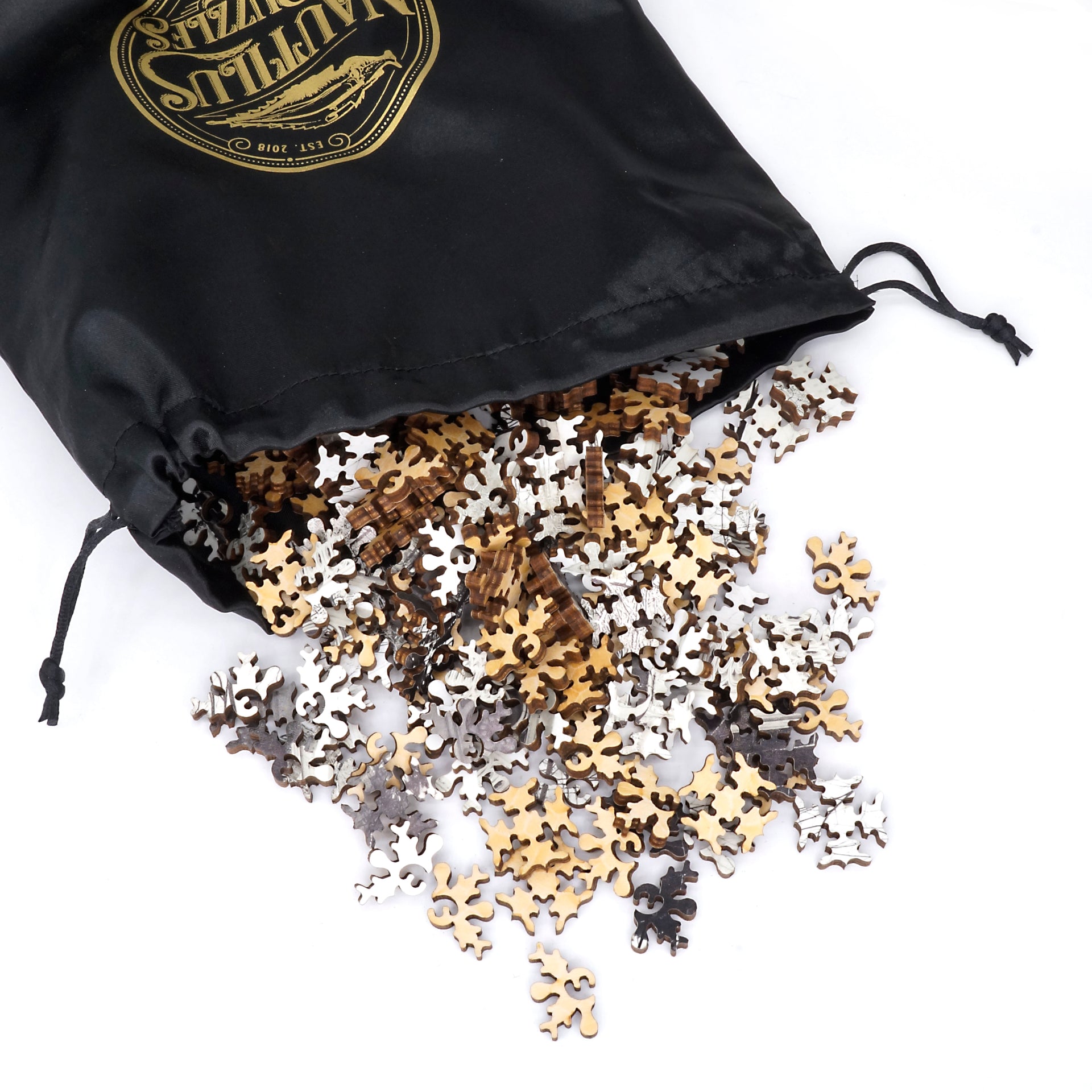 Winter's Touch - Central Park (407 Piece Wooden Jigsaw Puzzle) Extra D ...