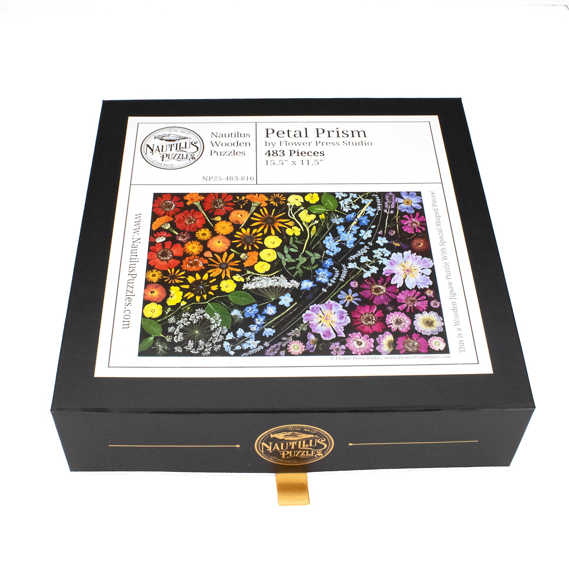 Petal Prism (483 Piece Wooden Jigsaw Puzzle) | Nautilus Puzzles