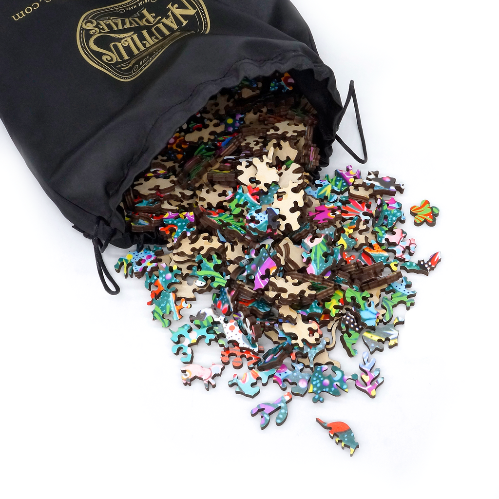 Mexican Folk Art (450 Piece Wooden Jigsaw Puzzle)