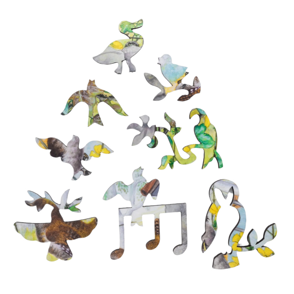 Learning to Sing (50 Piece Mini Wooden Jigsaw Puzzle)