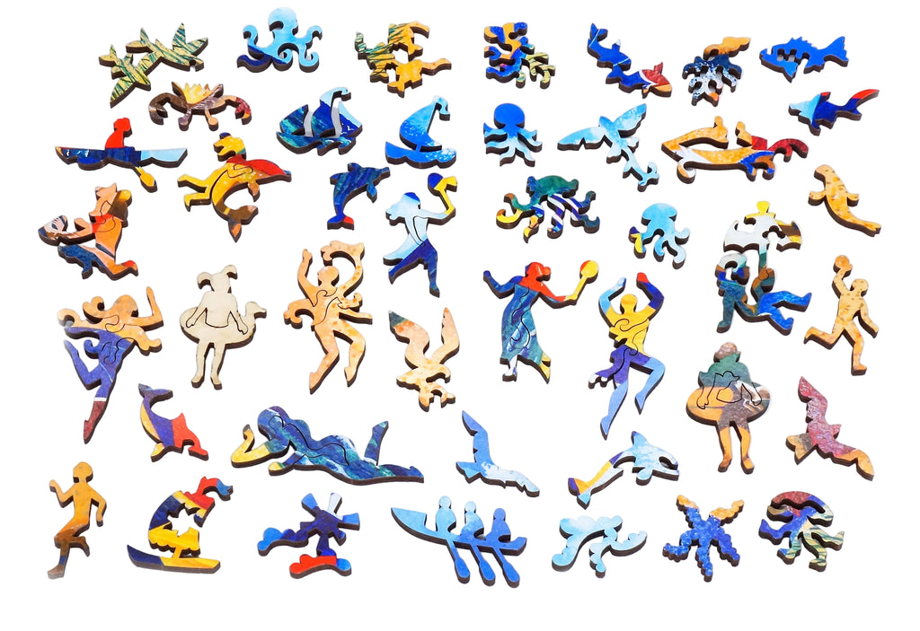 Bathing Belles (352 Piece Wooden Jigsaw Puzzle)