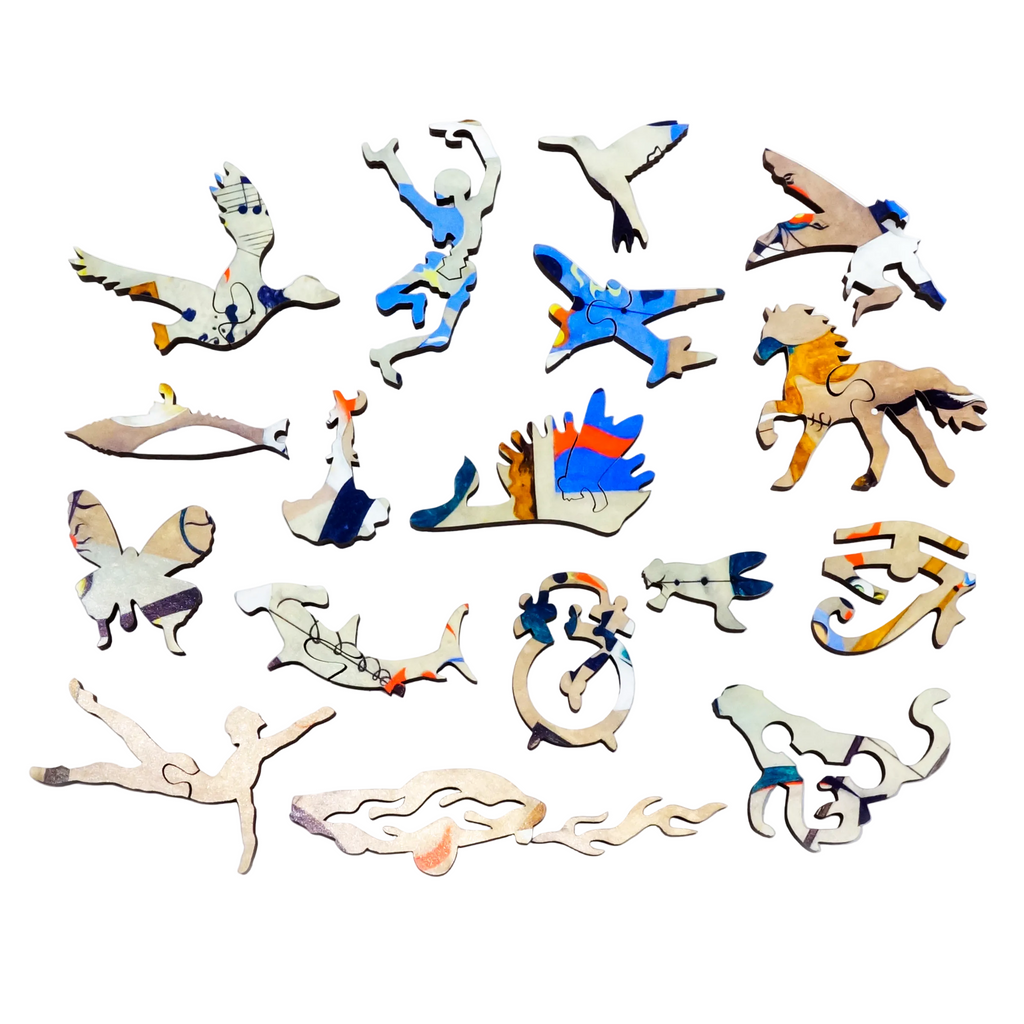 Harlequin's Carnival by Joan Miró 279 Piece Wooden Jigsaw Puzzle