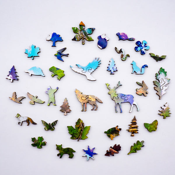 Crystal Mill, Colorado (200 Piece Wooden Jigsaw Puzzle)