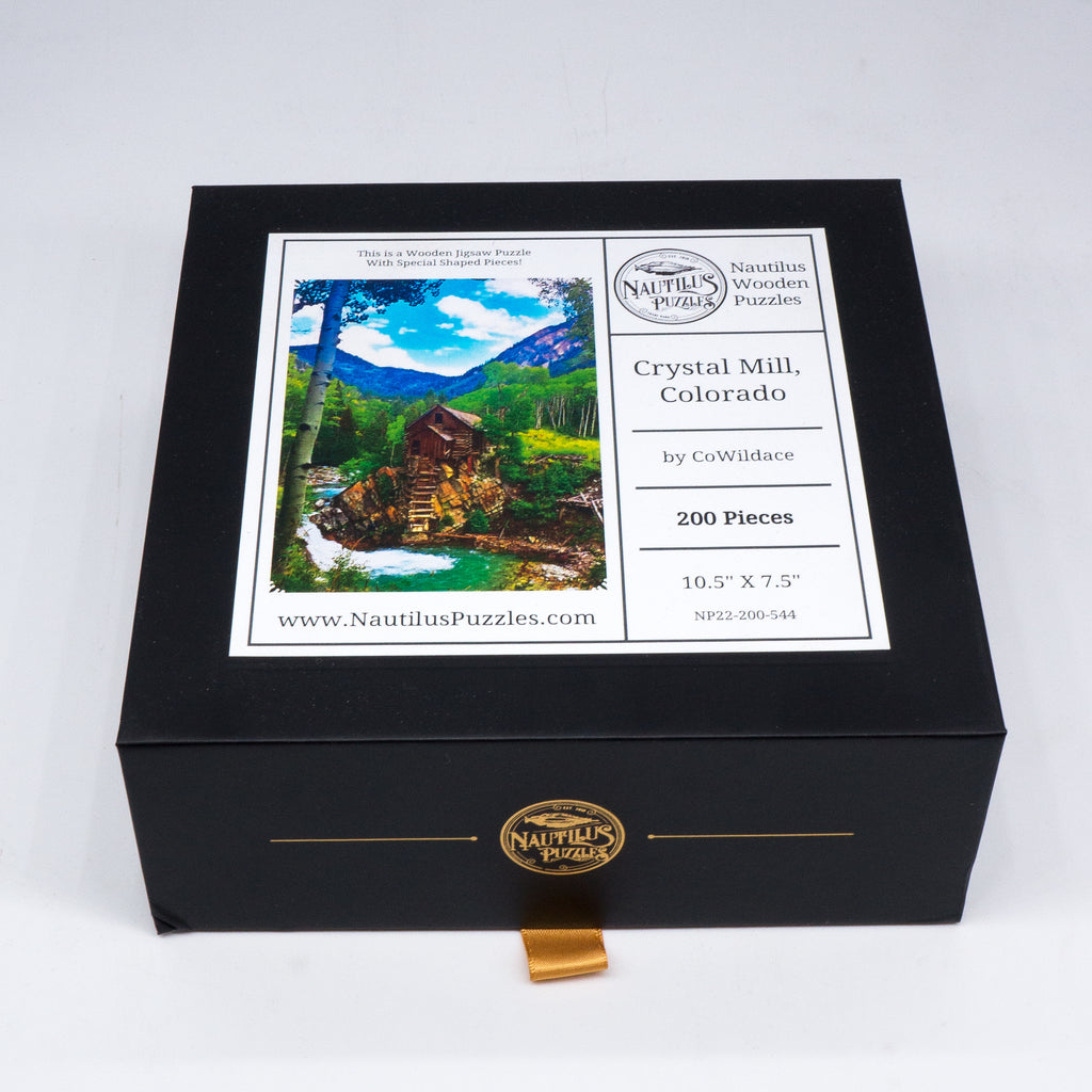 Crystal Mill, Colorado (200 Piece Wooden Jigsaw Puzzle)