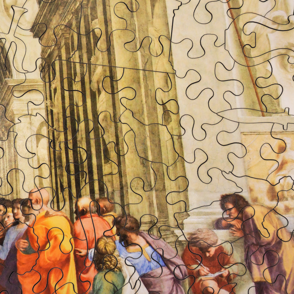 School of Athens by Raphael (551 Piece Wooden Jigsaw Puzzle)