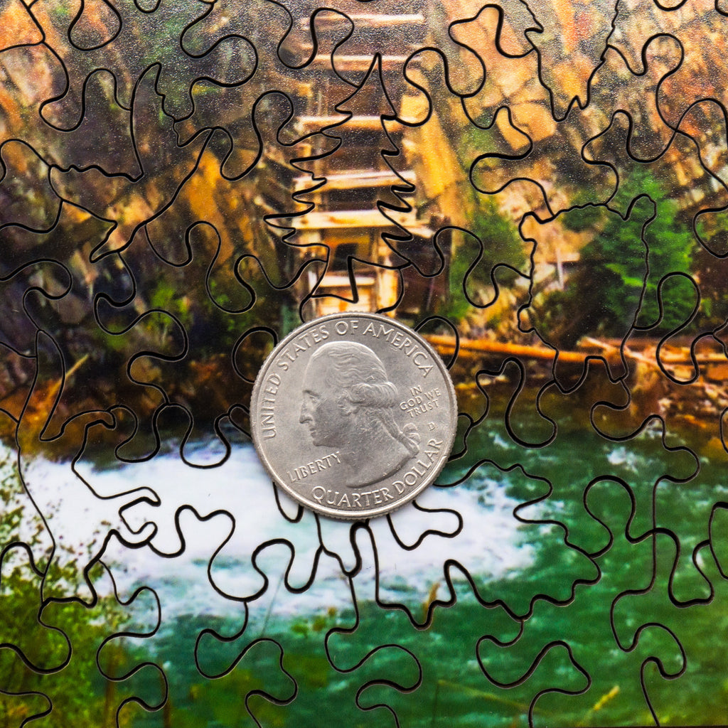 Crystal Mill, Colorado (200 Piece Wooden Jigsaw Puzzle)