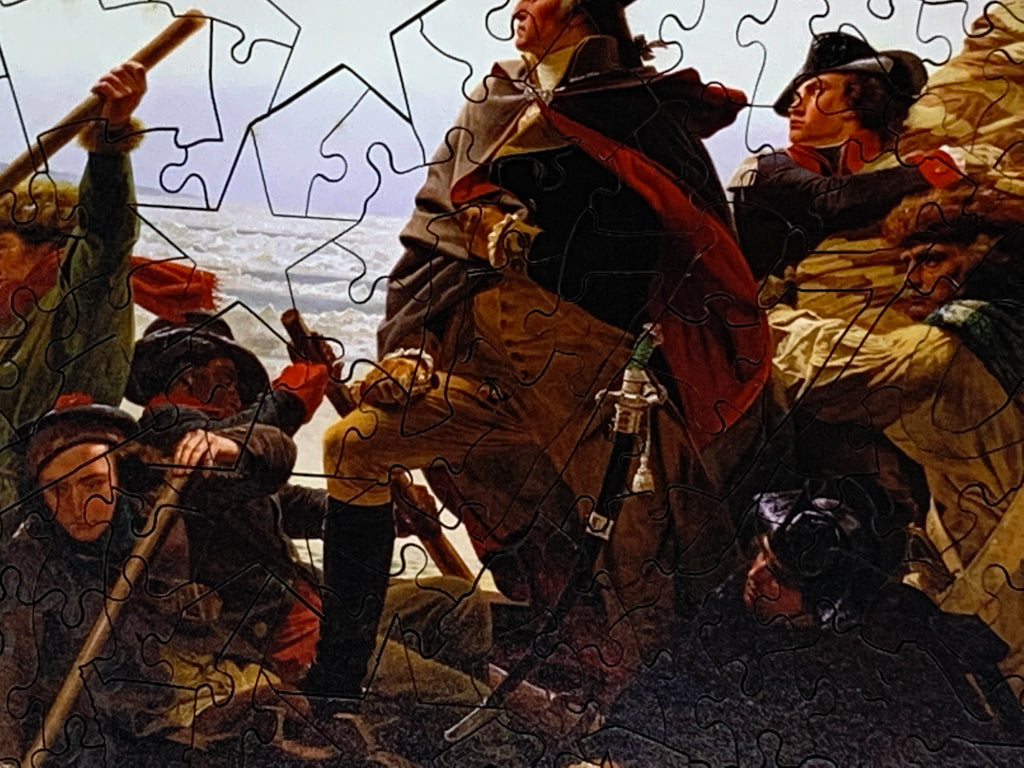 Washington Crossing the Delaware - 381 Piece Wooden Jigsaw Puzzle