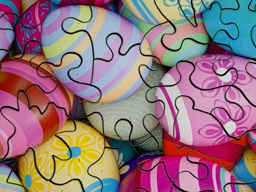 Easter Eggs (Mini Wooden Jigsaw Puzzle) | Nautilus Puzzles