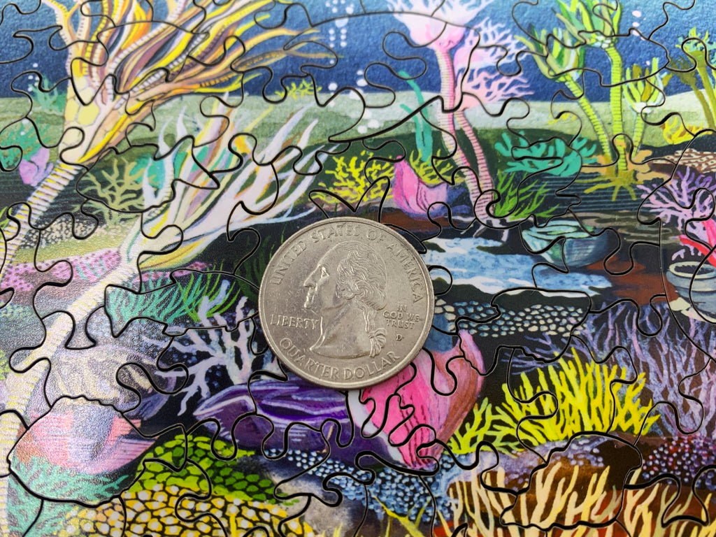 Silurian Seascape (Wooden Jigsaw Puzzle) | Nautilus Puzzles