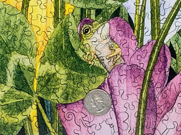 Croakus (300 Piece Wooden Jigsaw Puzzle) | Nautilus Puzzles