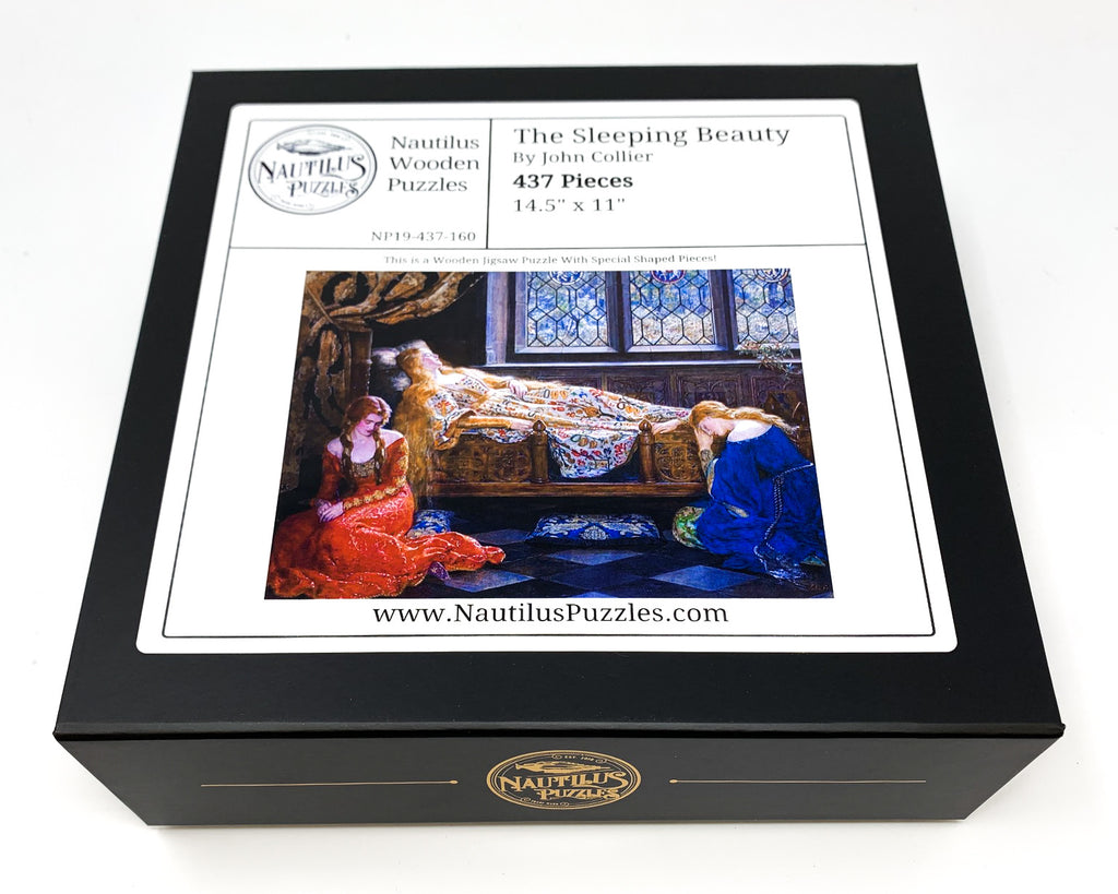 The Sleeping Beauty by John Collier | Wooden Jigsaw Puzzle