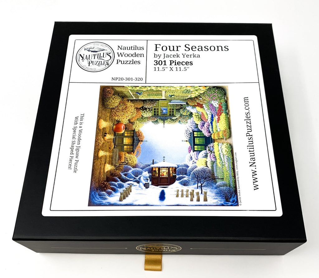 Four Seasons (301 Piece Wooden Jigsaw Puzzle)