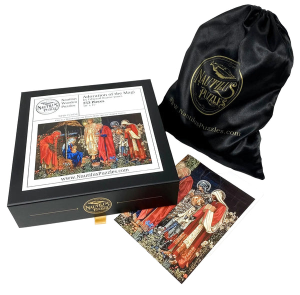 Adoration Of The Magi (253 Pieces) Christmas Wooden Jigsaw Puzzle