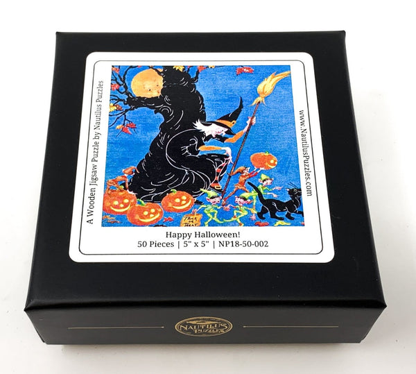Happy Halloween | Mini Halloween Wooden Jigsaw Puzzle