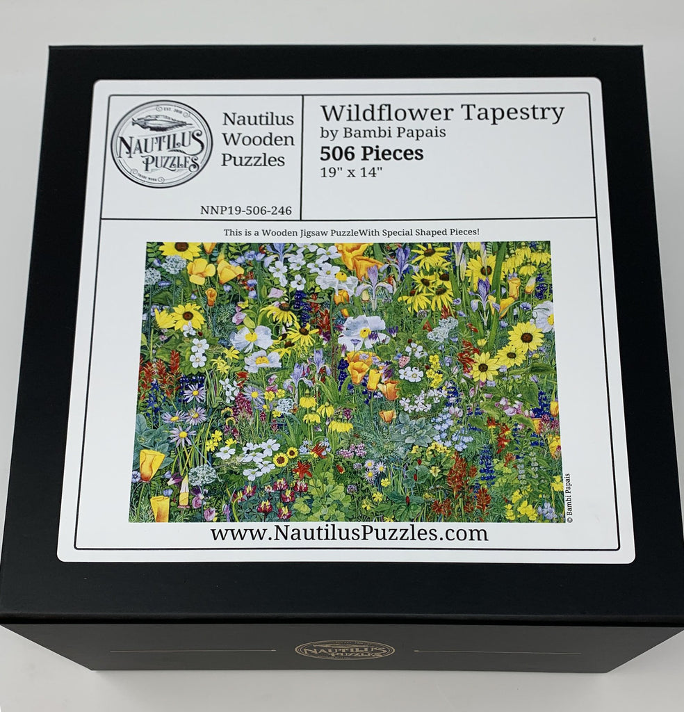 Wildflower Tapestry (Wooden Jigsaw Puzzle) | Nautilus Puzzle
