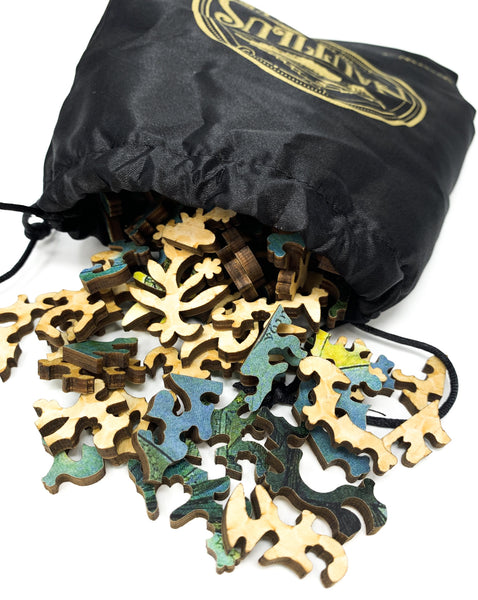 Moonlight by Mucha (Wooden Jigsaw Puzzle) | Nautilus Puzzles