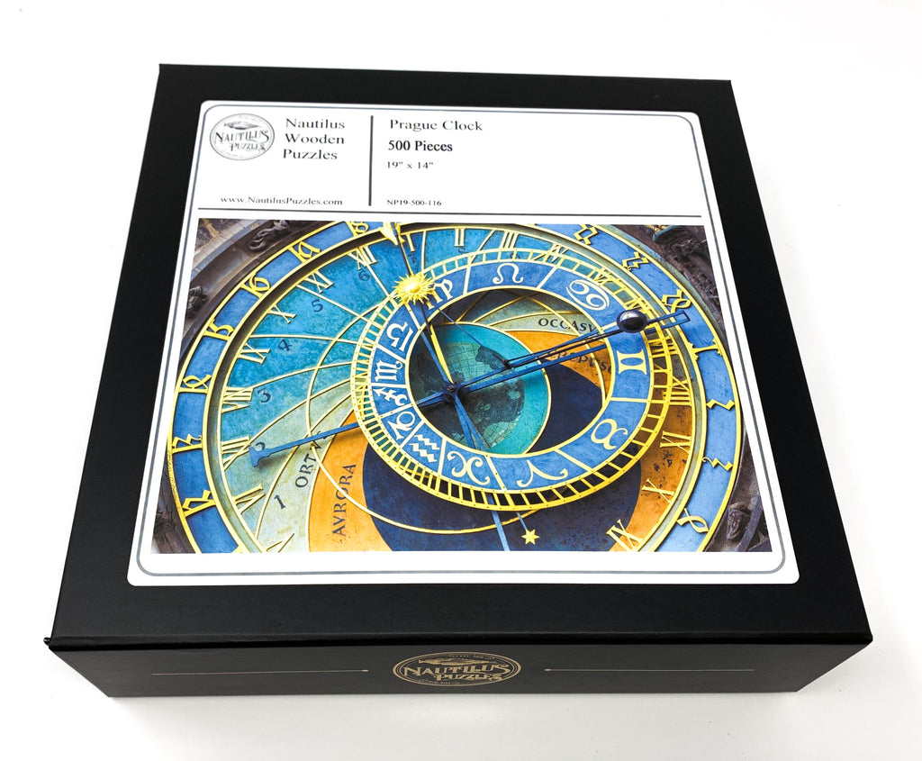 Prague Clock - 500 Piece Wooden Jigsaw Puzzle