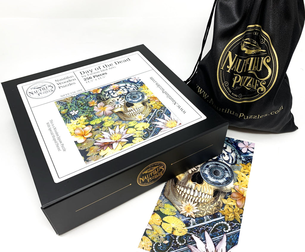 Day of the Dead - Wooden Jigsaw Puzzle | Nautilus Puzzles